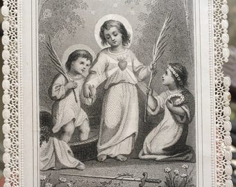 Antique holy card | Etsy