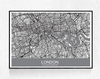 London map print | Etsy