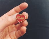 Vegan pin | Etsy