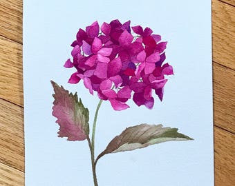 Hydrangea artwork | Etsy