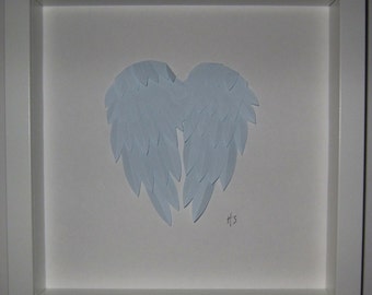 Items similar to Angel wings paper book pages on Etsy