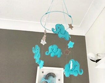 Penguin baby mobile | Etsy