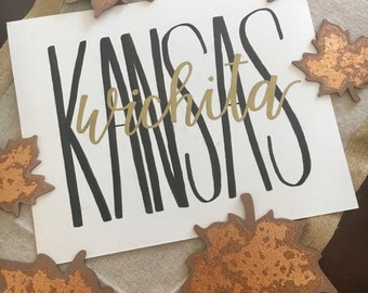 Items similar to MIAMI City Sign - Hand Painted on Wood on Etsy