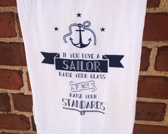 Keep Calm and Love A Sailor Machine Embroidery Design