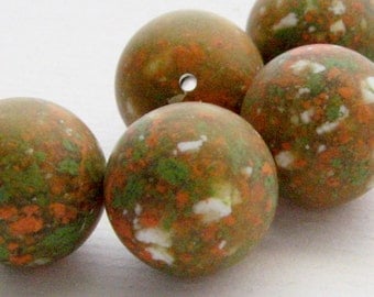 Olive green stone | Etsy