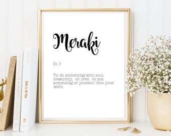 Meraki | Etsy