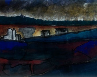 Items similar to Feeling blue print on Etsy