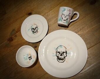 Goth dinnerware | Etsy