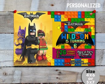 lego batman invitations – Etsy