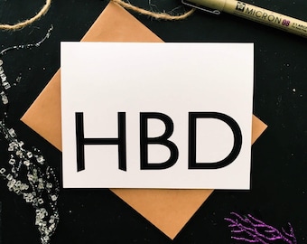 Hbd | Etsy