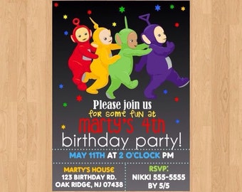 Teletubbies invite | Etsy