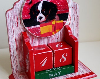 Wooden calendar | Etsy