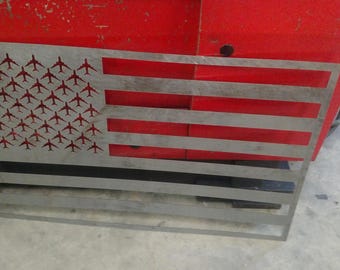 Metal american flag | Etsy