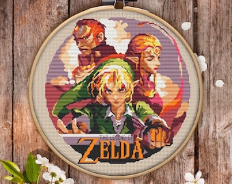 Zelda embroidery | Etsy