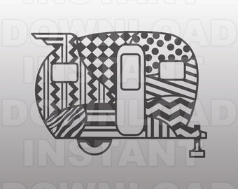 Retro camper svg | Etsy