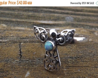 Guardian angel ring | Etsy