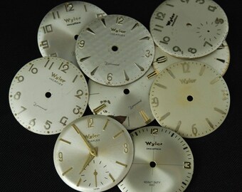 Antique Watch Dials digital collage sheet full size