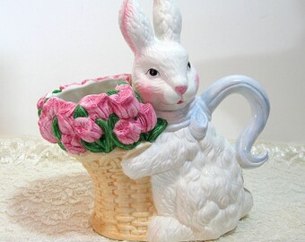 Rabbit pitcher | Etsy