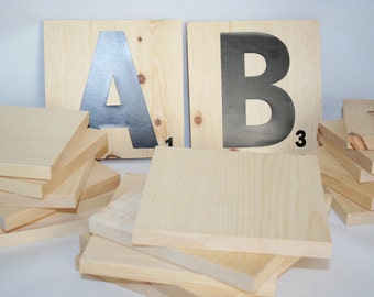 Large scrabble tiles | Etsy