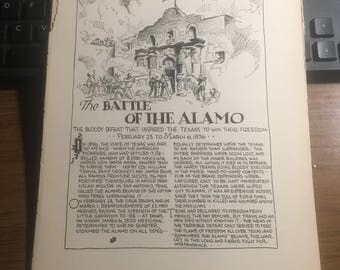 Battle of the alamo | Etsy