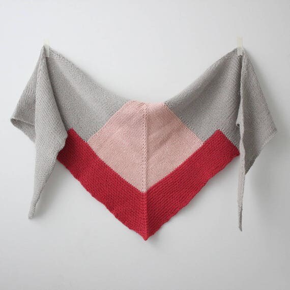 Direct Download PDF Knitting Pattern Shape Shifter Scarf