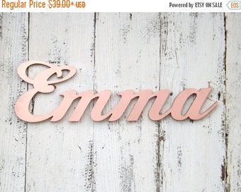 Cursive wall letters | Etsy