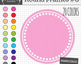 Circle dot frame | Etsy