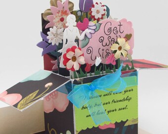 UNIQUE HANDMADE ONE OF A KIND EXPLOSION CARD IN A by CARDSBYMOM