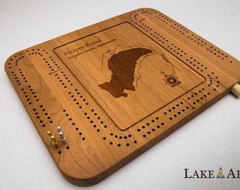 Cribbage board table | Etsy