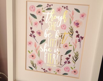 Gold foil print | Etsy