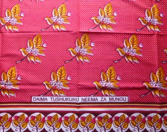 Kanga fabric | Etsy