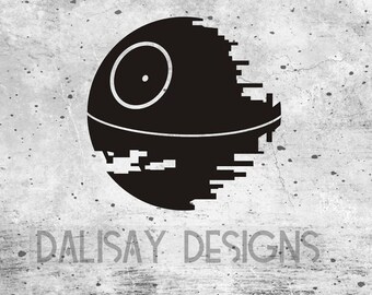 Death star decal | Etsy