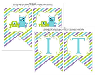 Monster inc banner | Etsy
