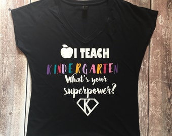 Kindergarten t shirt | Etsy