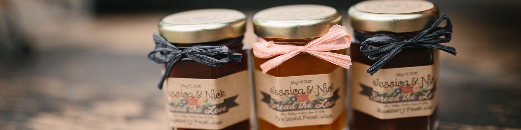 Artisan Rustic Jam & Honey Wedding & Party by SouthernJamsandJelly