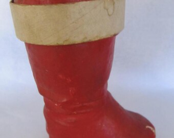 Paper mache santa | Etsy