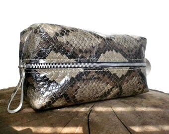 Snake skin pouch | Etsy