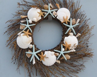Seashell wreath | Etsy