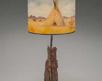 Native american lamp | Etsy