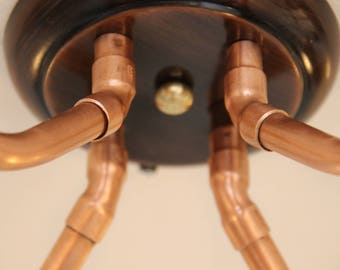 Pipe chandelier | Etsy