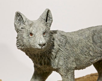 Coyote sculpture | Etsy