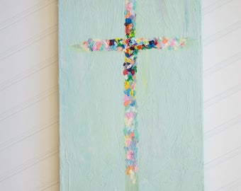 Cross painting | Etsy