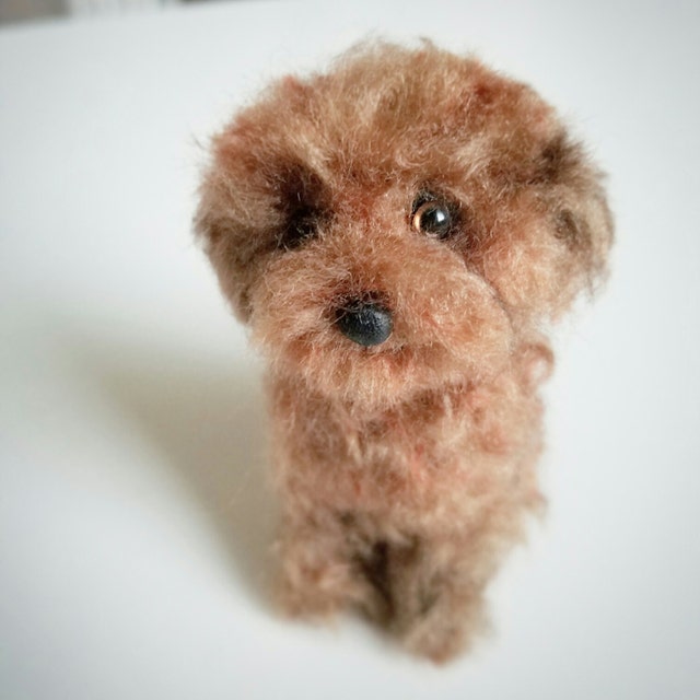 Needle felted custom pet portraits. Dogs by JanetsNeedleFelting