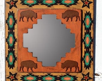 Southwestern mirror | Etsy
