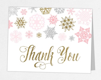 Snowflake thank you | Etsy