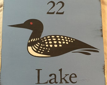 Loon sign | Etsy