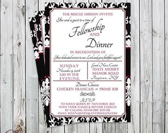 Pastor Retirement Invitations