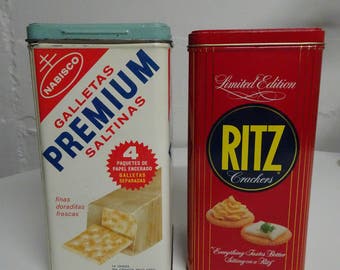 Saltine cracker tin | Etsy