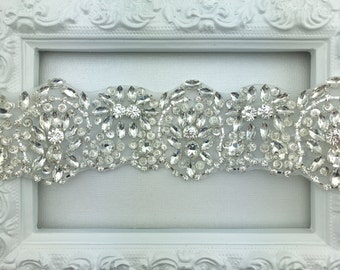 Full Length Rhinestone Bridal Belt All by BridalBeltsandSashes