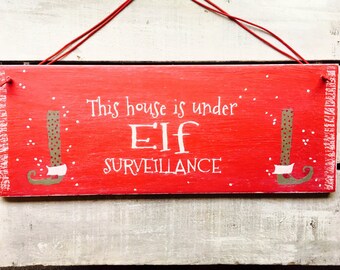 Elf sign | Etsy